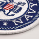 Officially License U.S. Navy Round Logo Embroidered Patch | PinMart