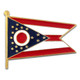 Ohio State Burgee Flag Pin | PinMart