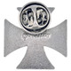 Black Iron Cross Pin | PinMart