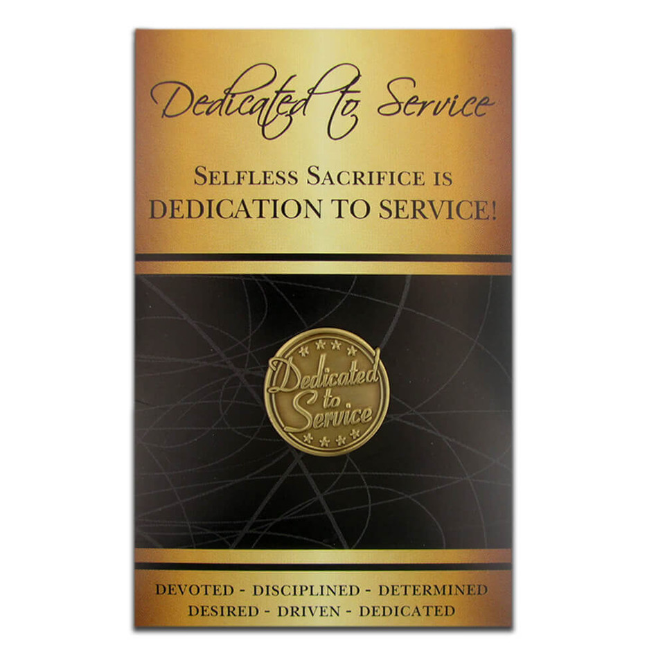 Veterans Presentation Pin and Card | PinMart