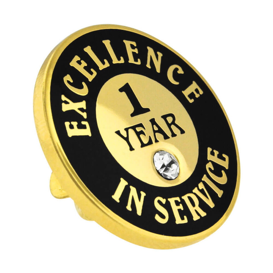 Excellence In Service Pin 1-60 Years | PinMart
