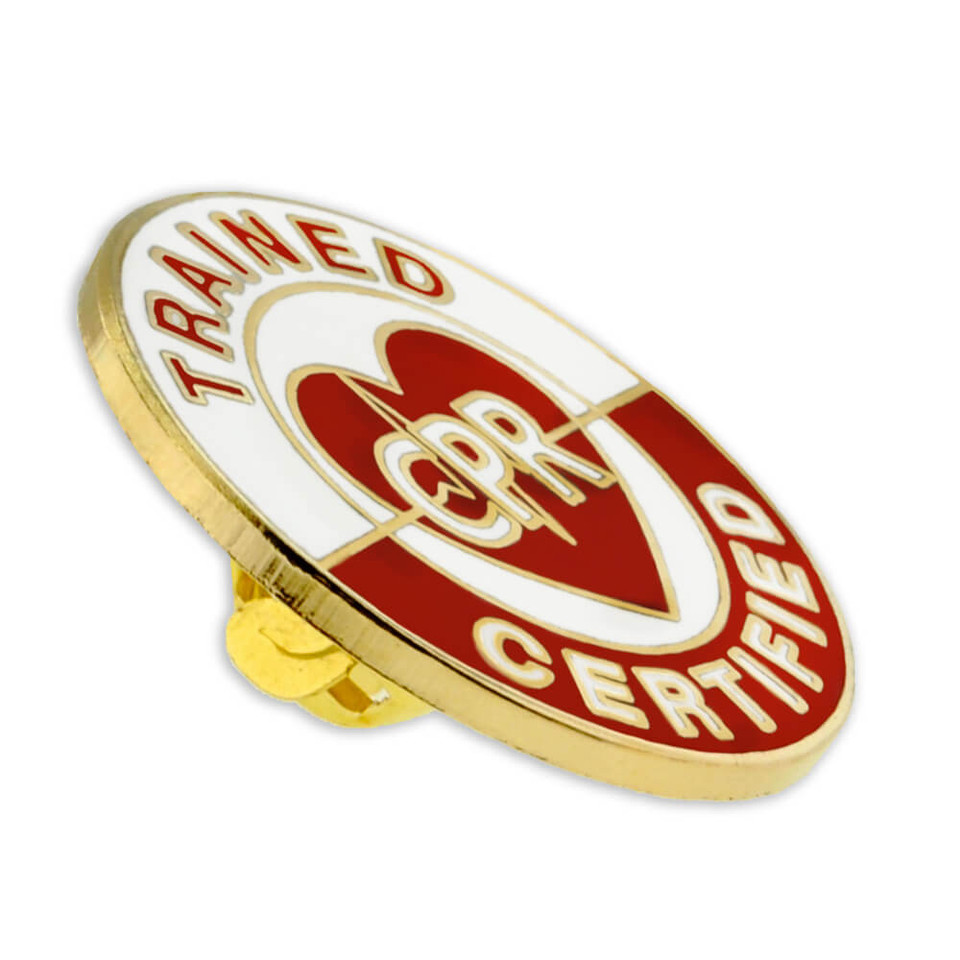 CPR Certified/Trained Lapel Pin | PinMart
