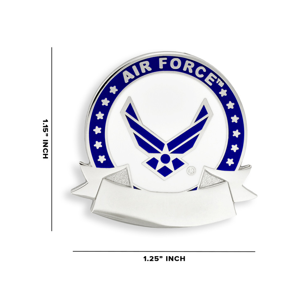 Officially Licensed Engravable U.S. Air Force Pin | PinMart