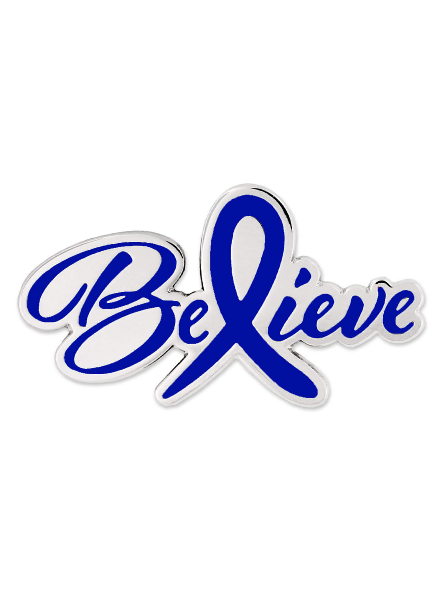 Believe-Blue Awareness Pin | PinMart
