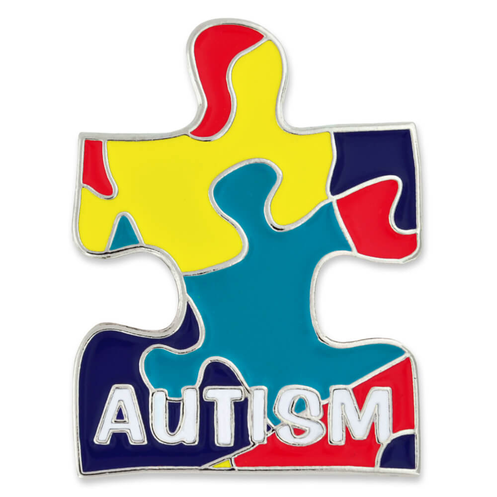 Autism Puzzle Pin Magnetic Back | PinMart