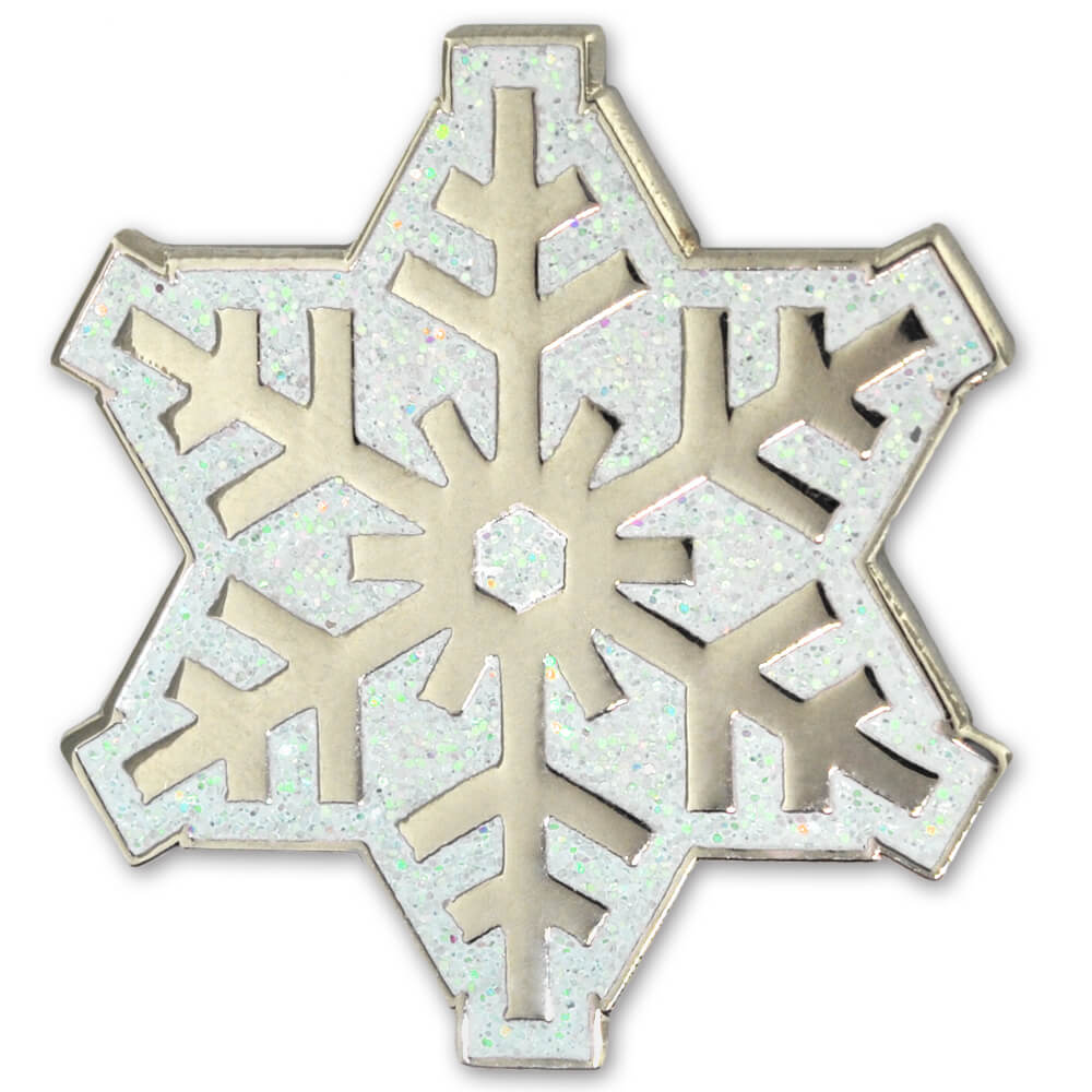 Snowflake Lapel Pin | PinMart