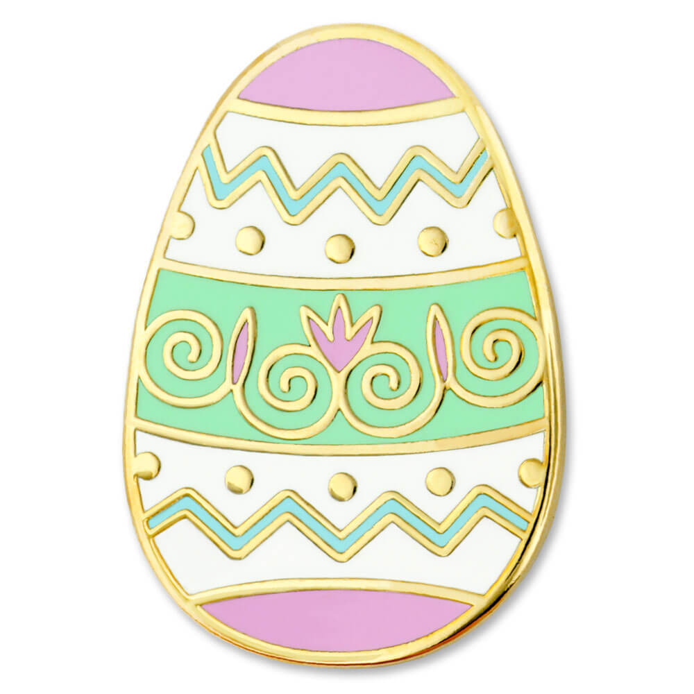 Decorated Easter Egg Pin | PinMart