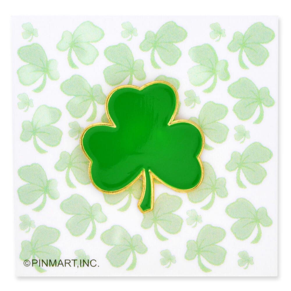 Shamrock Presentation Pin and Card | PinMart