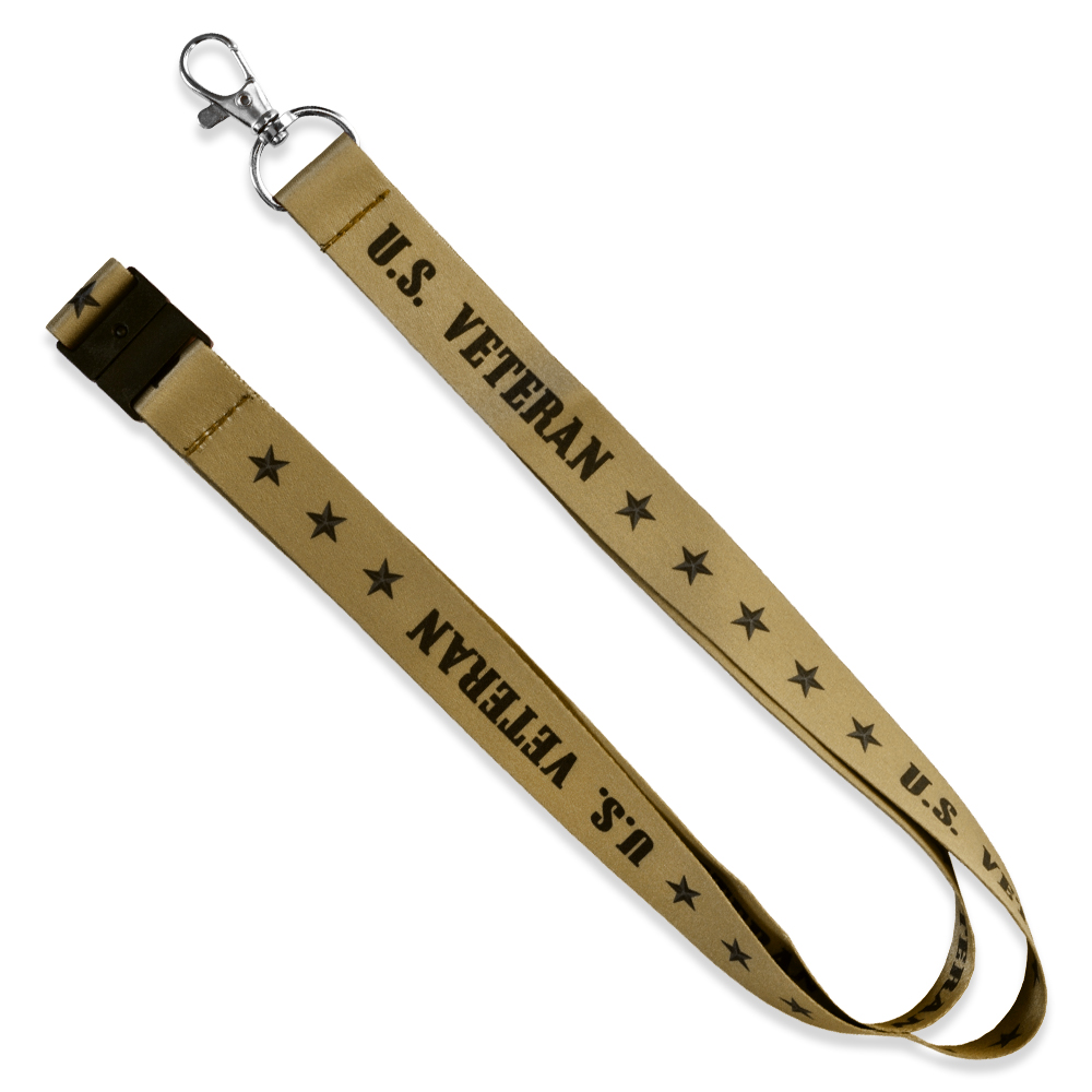 U. S. Veteran Lanyard Green | PinMart