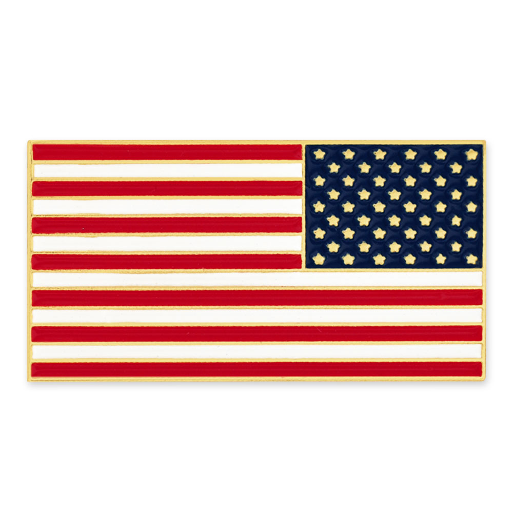 Stars Forward American Flag Pin - PinMart