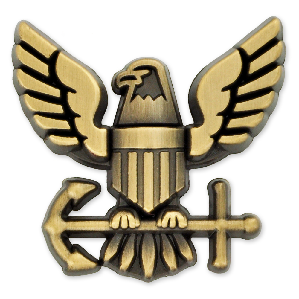 Officially Licensed U.S. Navy 3-D Eagle Pin - PinMart