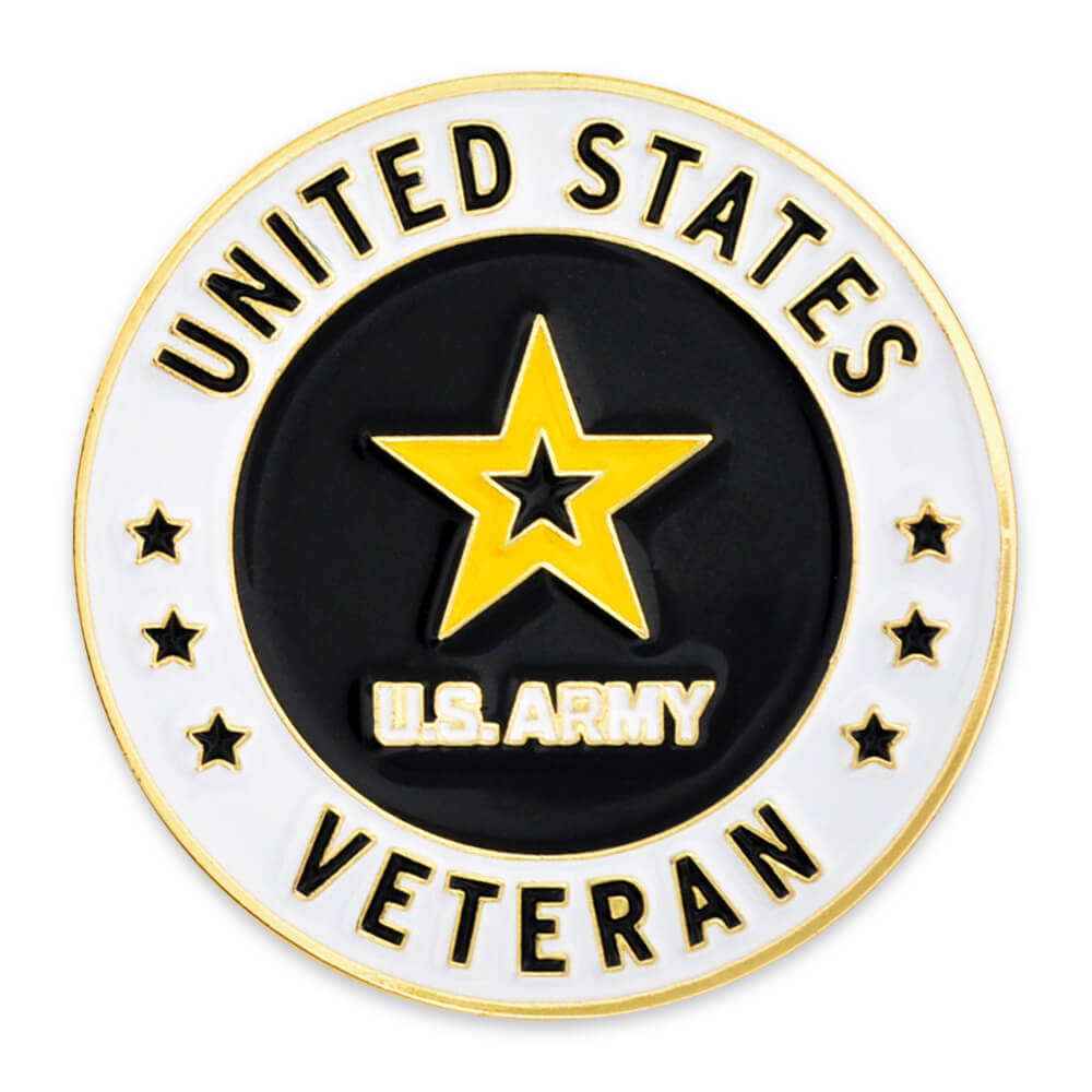 Officially Licensed U.S. Army Veteran Pin - PinMart
