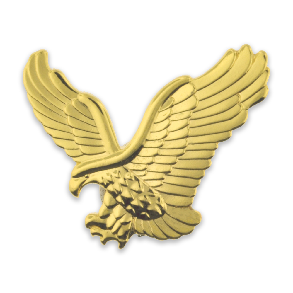 Gold Eagle Pin Magnetic Back | PinMart