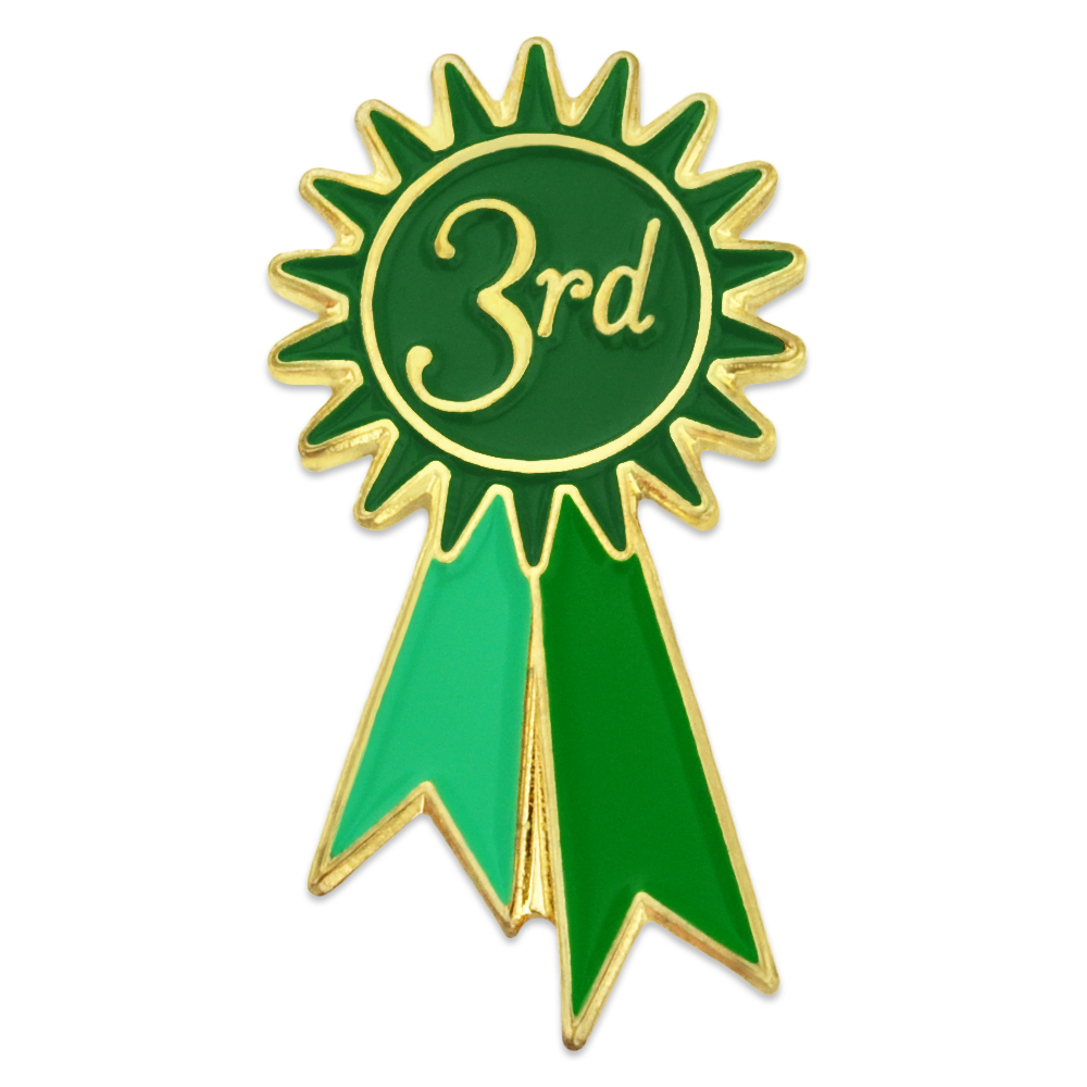 3rd Place Ribbon Pin | PinMart