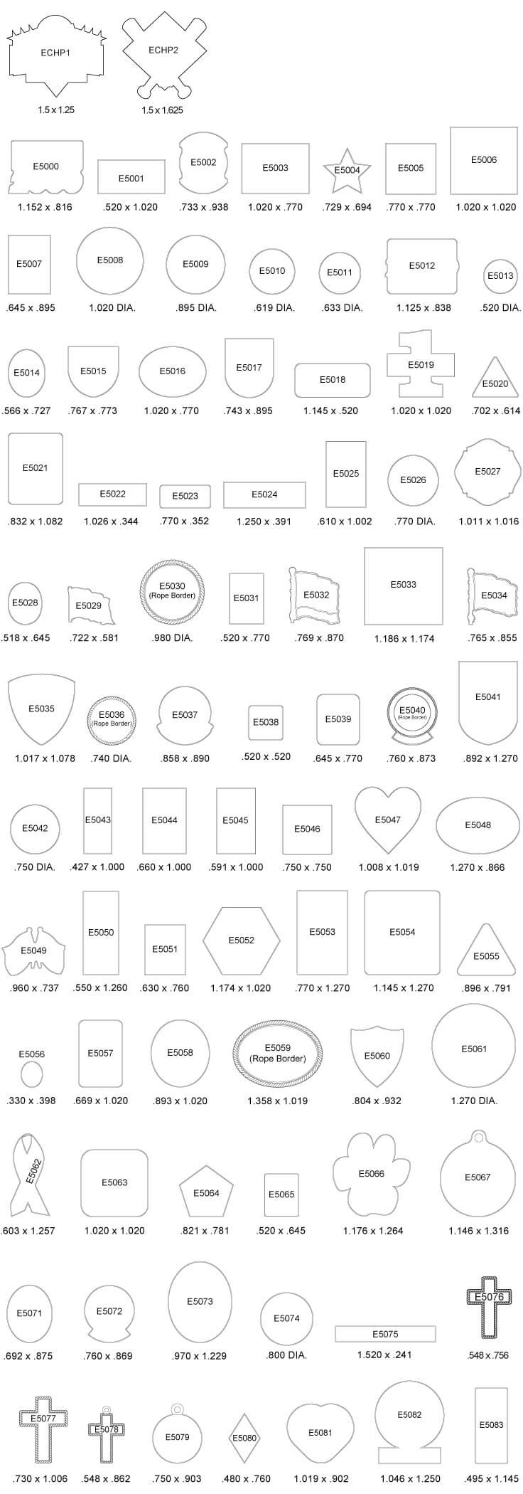 Stock Shapes - Quick Ship & Made in the USA