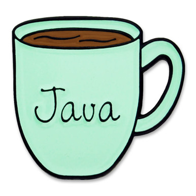 Java Coffee Mug Pin | PinMart