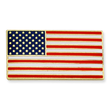 American Flag Rectangle Pin | PinMart