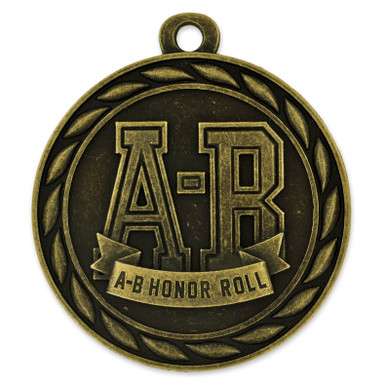 A-B Honor Roll Medal - Engravable | PinMart