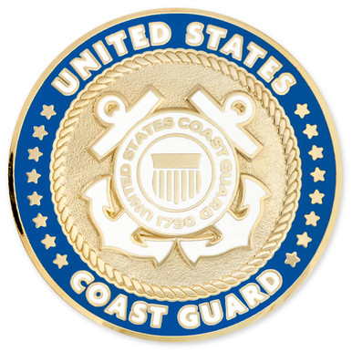 Licensed Engravable U.S. Coast Guard Coin | PinMart