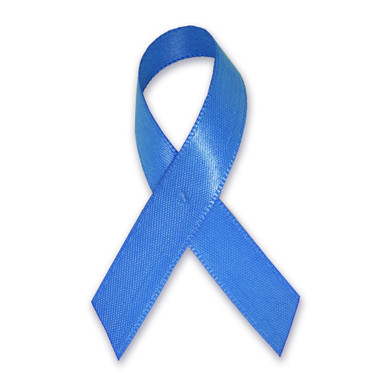 Cloth Awareness Ribbon - 25 Pack - Blue | PinMart
