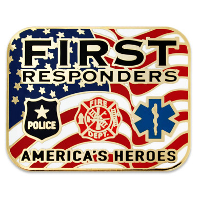 First Responders Heroes Lapel Pin | PinMart