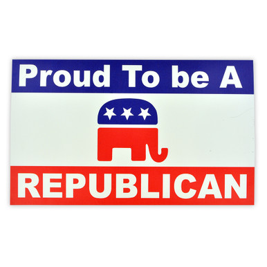 Proud To Be A Republican Sticker | PinMart