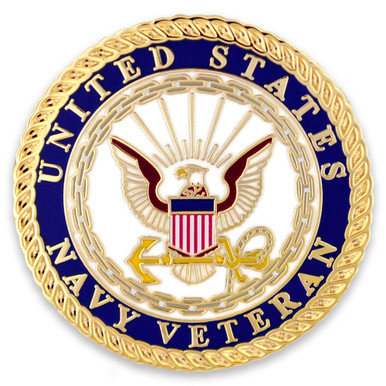 Licensed U.S. Navy Veteran Cloisonné Pin | PinMart