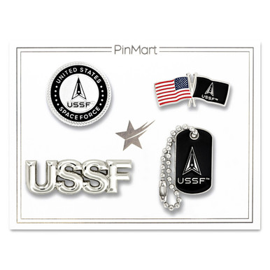 Officially Licensed U.S. Space Force 4-Pin Set | PinMart