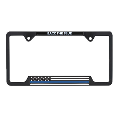 Thin Blue Line Plate Frame | PinMart