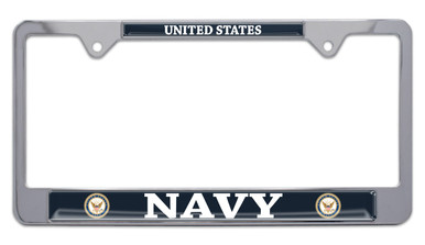 Officially Licensed US Navy License Plate Frame | PinMart