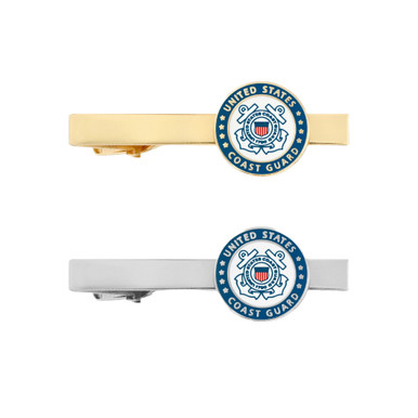 Officially Licensed Engravable U.S. Coast Guard Tie Clip | PinMart