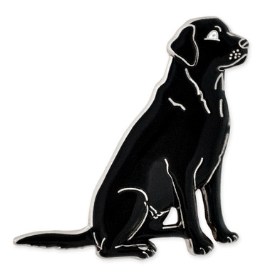 Black Lab 3D Lapel Pin