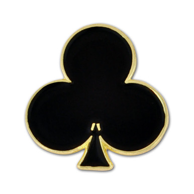 Black Club Lapel Pin | PinMart