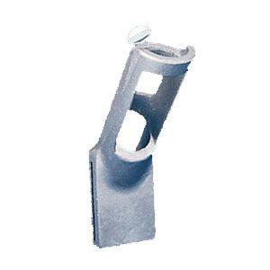Electric Way Aluminum Flag Pole Bracket - for 1" Pole Diamter - Silver