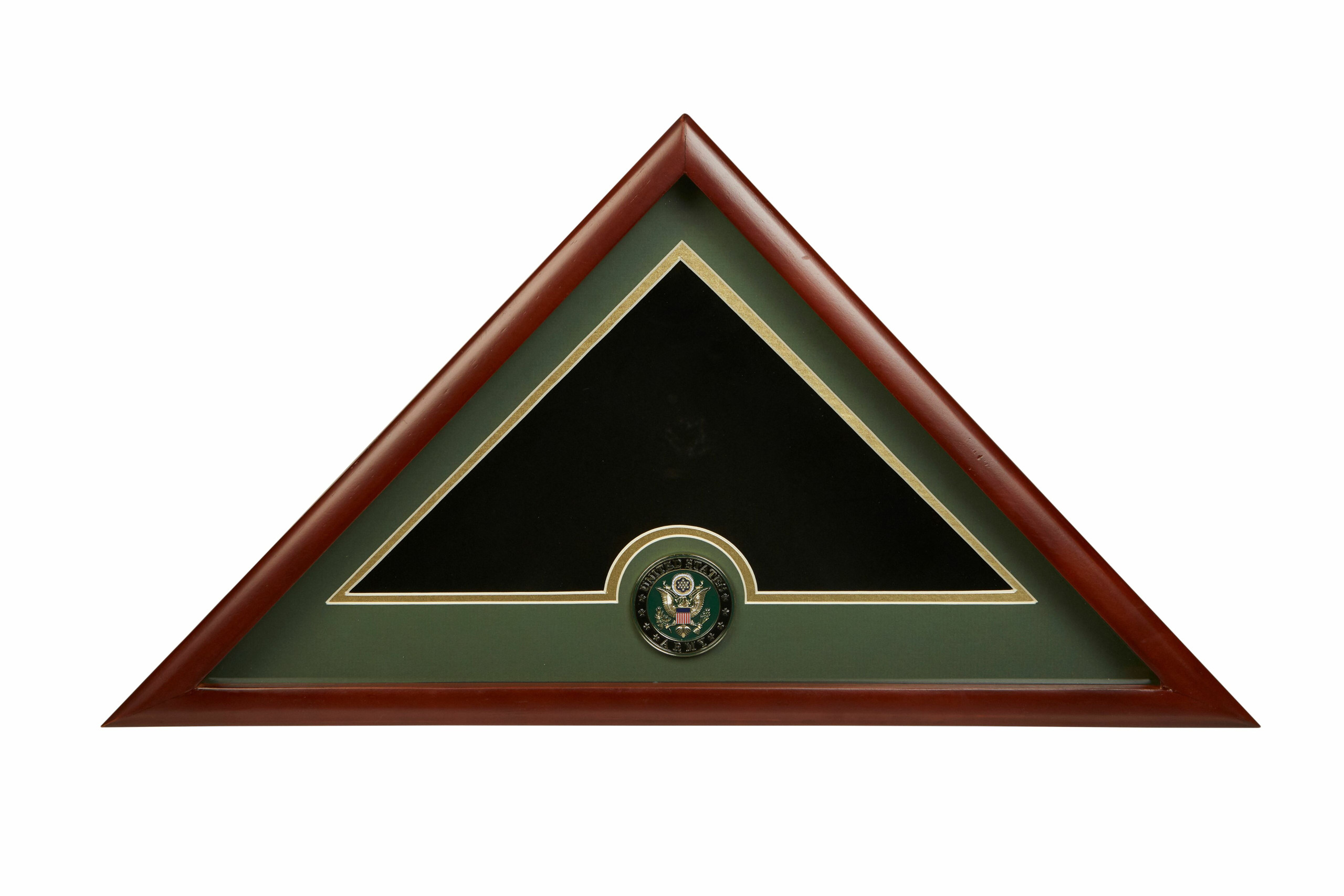 US Flag Display Case with Army Medallion