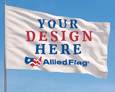 Custom Nylon Flag - Single Sided - 3x5
