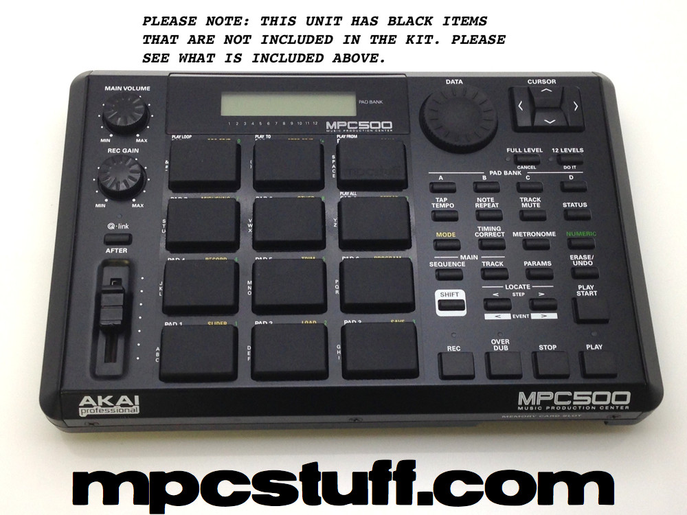 MPC 500 Black Replacement Button Set Kit ( for Akai MPC 500 )