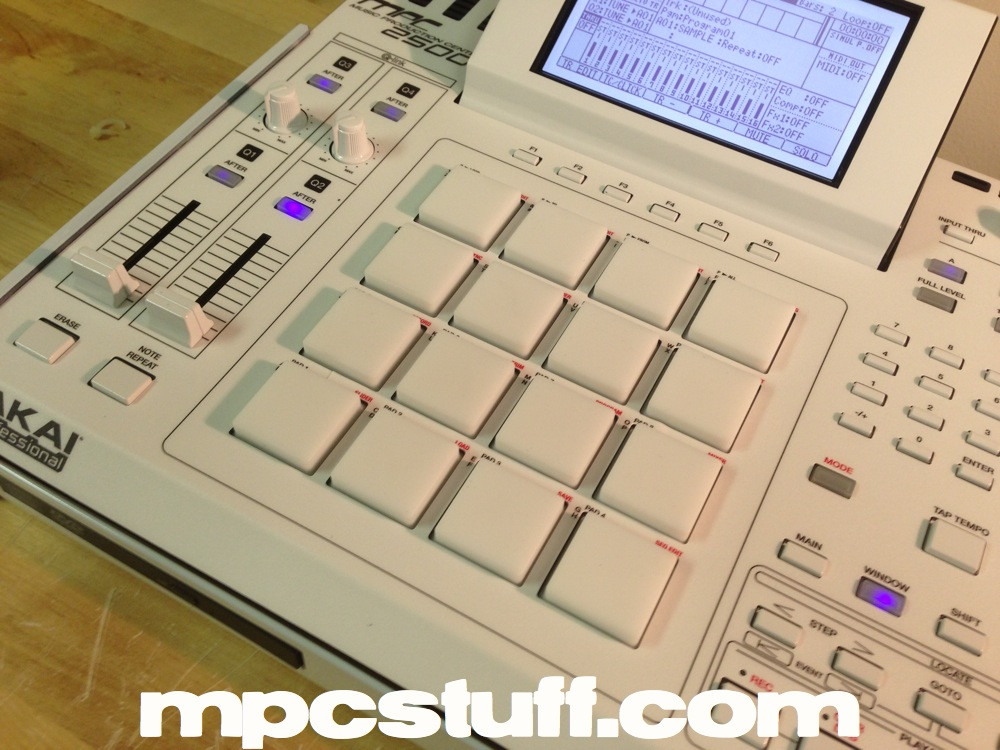 Akai MPC 2500 XLCD - ALL WHITE - ALL OPTIONS - STORM TROOPER / SNOW ...