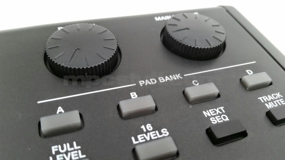 Akai MPC 1000 Black Record Gain / Volume Knob - Black