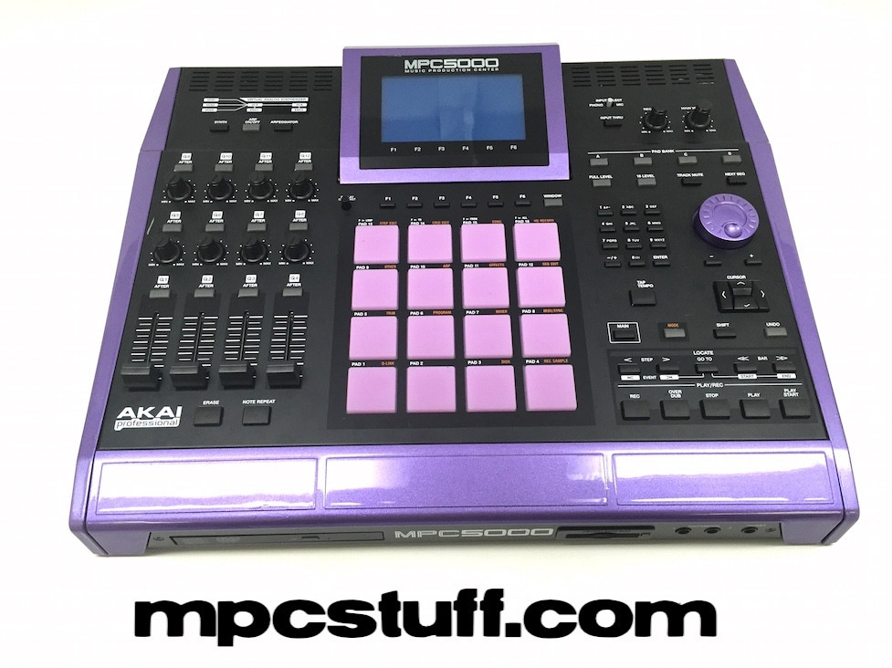Akai MPC 5000 - Refurbished - Full Painted Custom - Maxed Upgrades