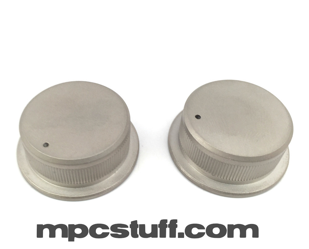 Aluminium Titanium Look Finish - Volume / Record Knob Set - Akai MPC 1000