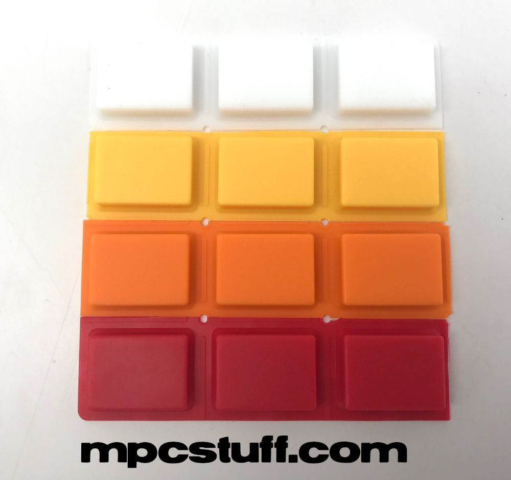 Akai MPC 500 - MPK 25 /49 - Extra Sensitive Thick Fat Pad Set ( 808 ...