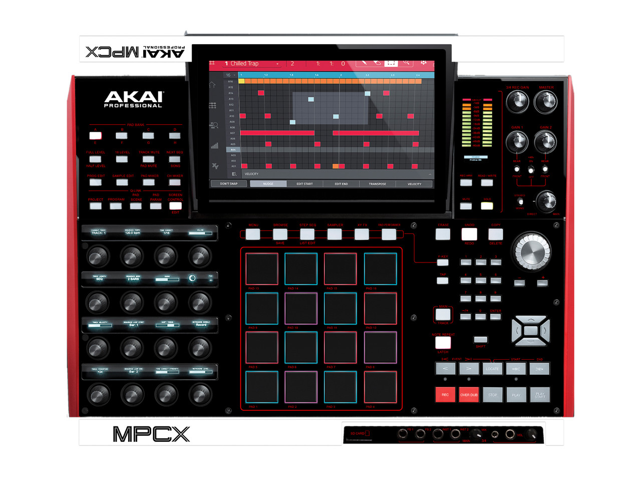 Akai MPC-X Custom Color Faceplate Skin Kit Cover Case