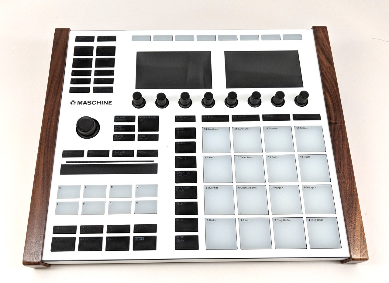 Wood Side Panel Tilt Stand - Native Instruments NI Maschine MK3