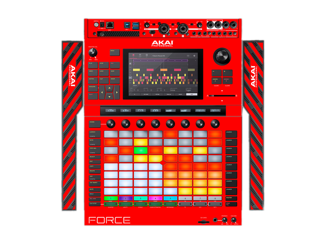 Akai Force Faceplate Casing Skin - Black / White / Red / Blue / Camo ...