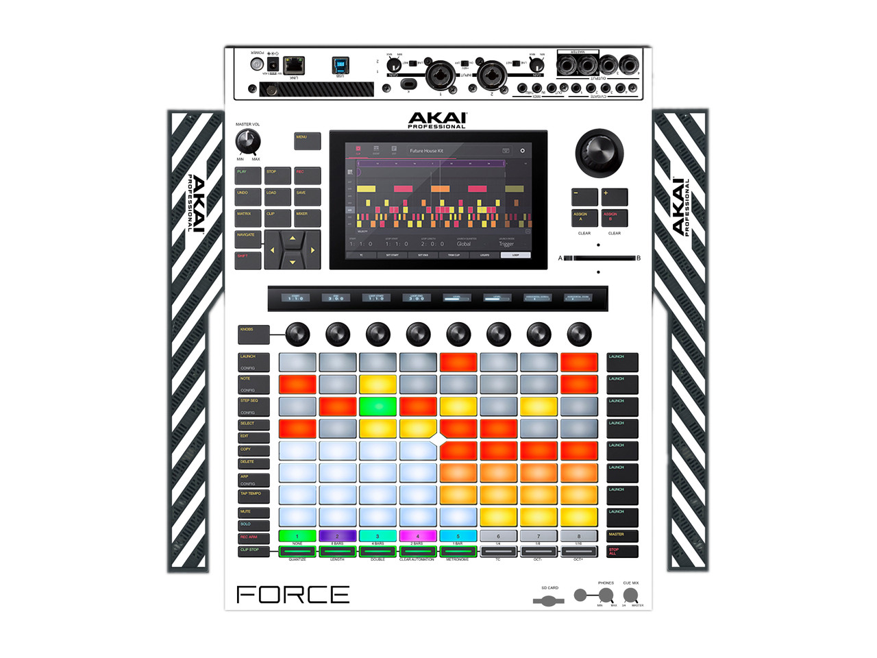 Akai Force Faceplate Casing Skin - Black / White / Red / Blue / Camo ...
