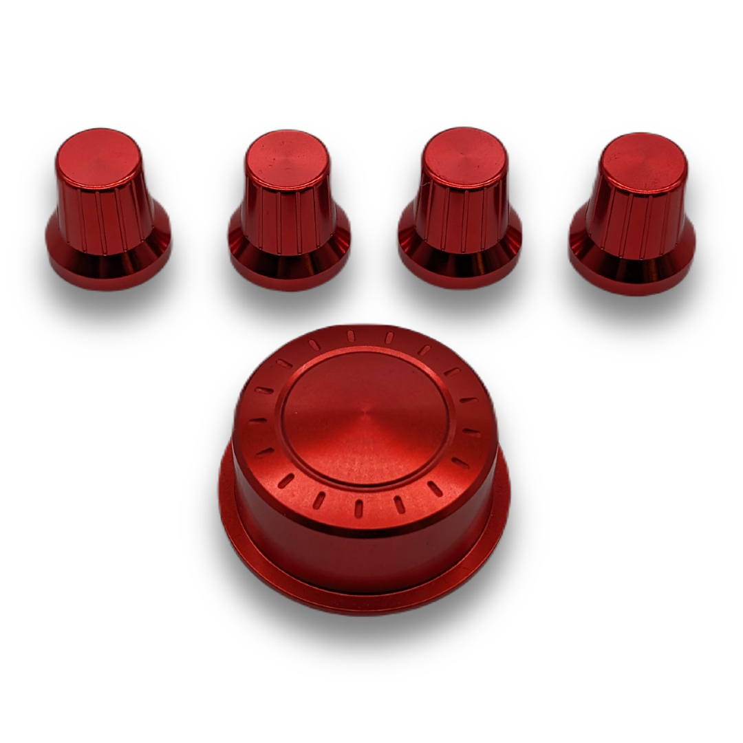 BILLET ALUMINUM Jog and Knob Set SILVER / GOLD / RED / GUNMETAL for MPC ...