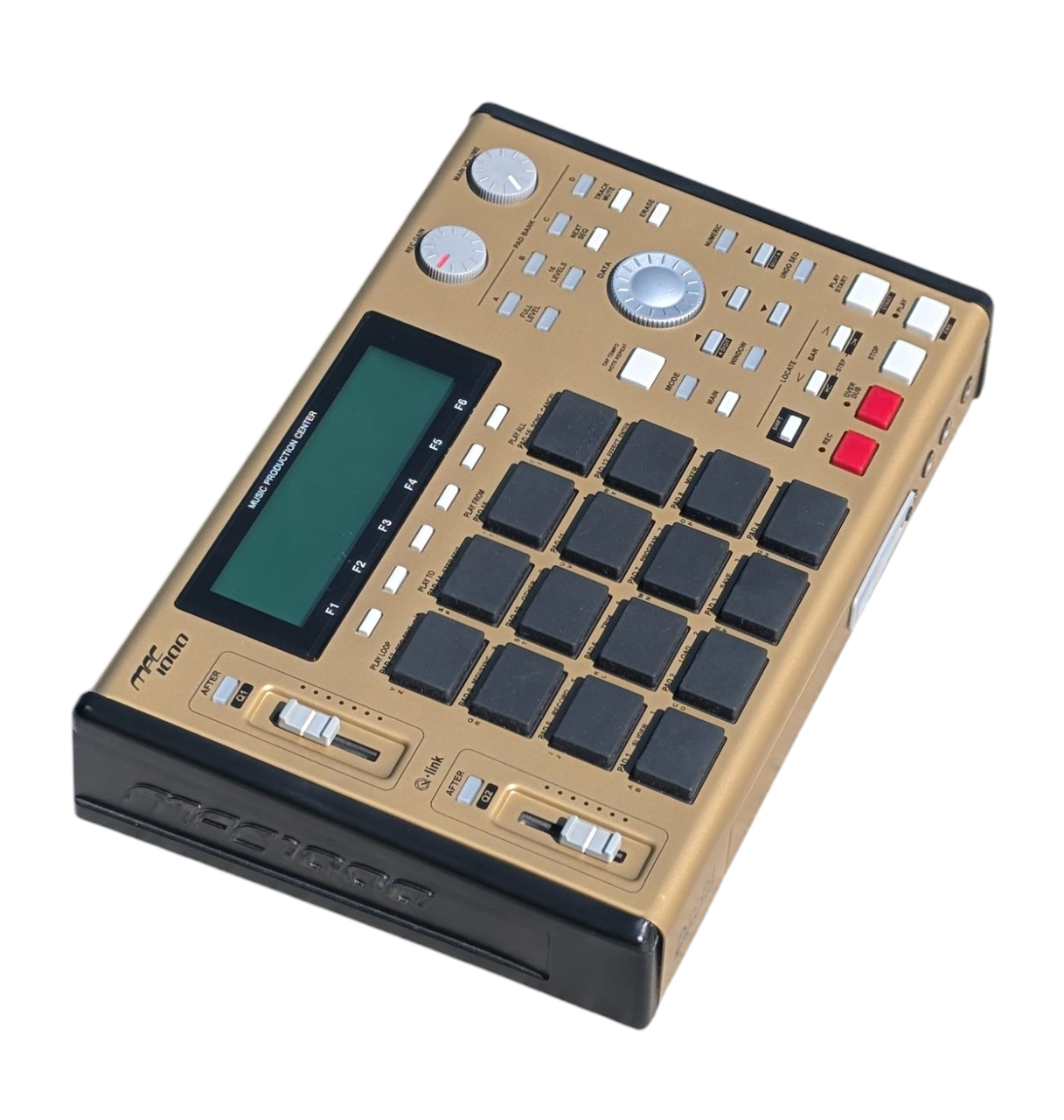 Akai MPC 1000 - Gold Full Metal Casing Faceplate