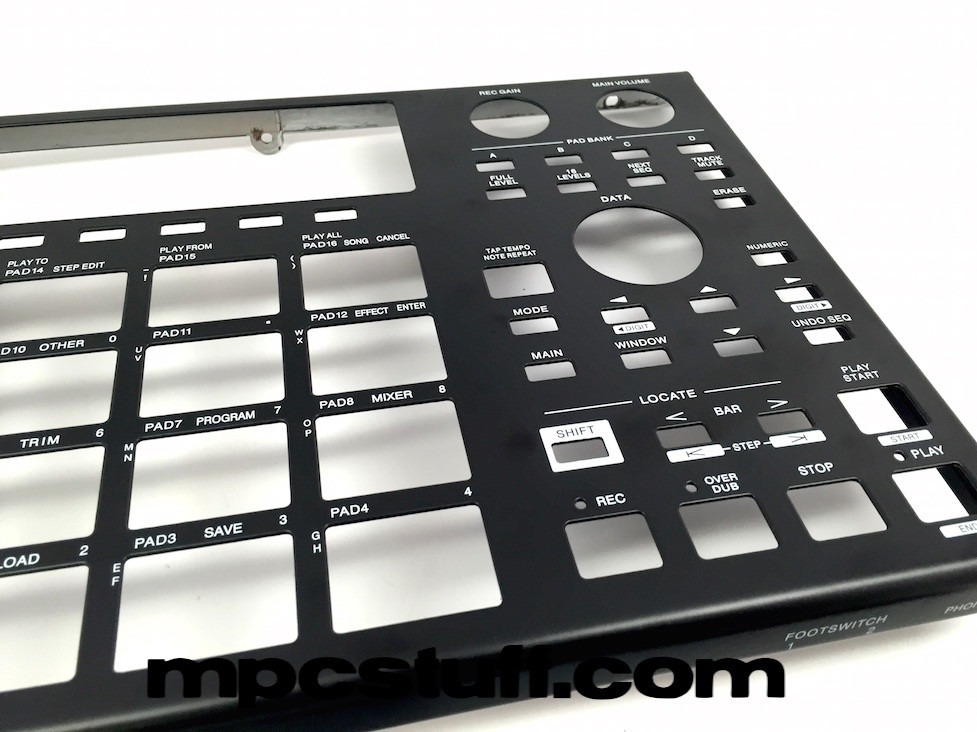 Akai MPC 1000 Black Casing Faceplate Kit - Metal