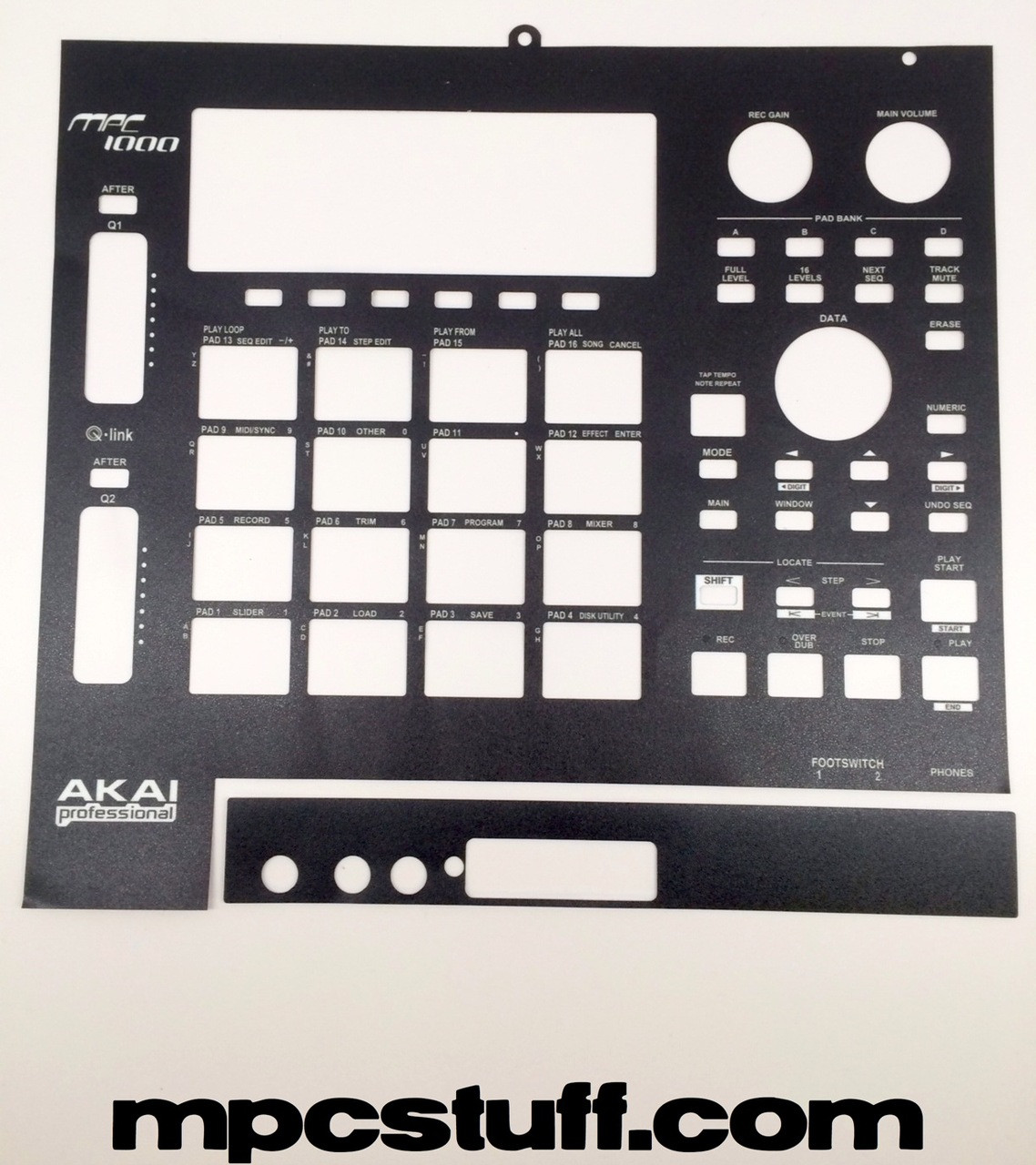 Akai MPC 1000 Color Faceplate Skin - Choose Color - MPCstuff - Akai MPC ...